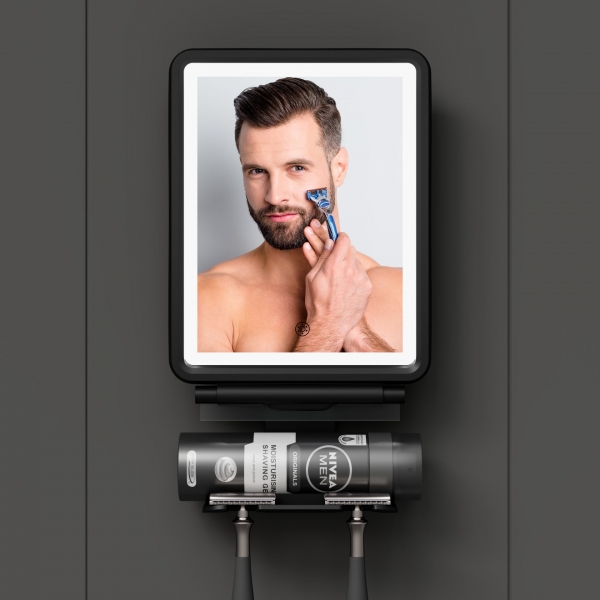 Wall-Mounted LED Shaving Mirror - Waterproof & Fogless | DAPAI Mirror